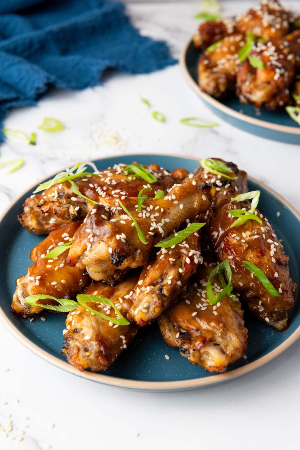 Asian Sticky Chicken Wings - Whisper Lemon