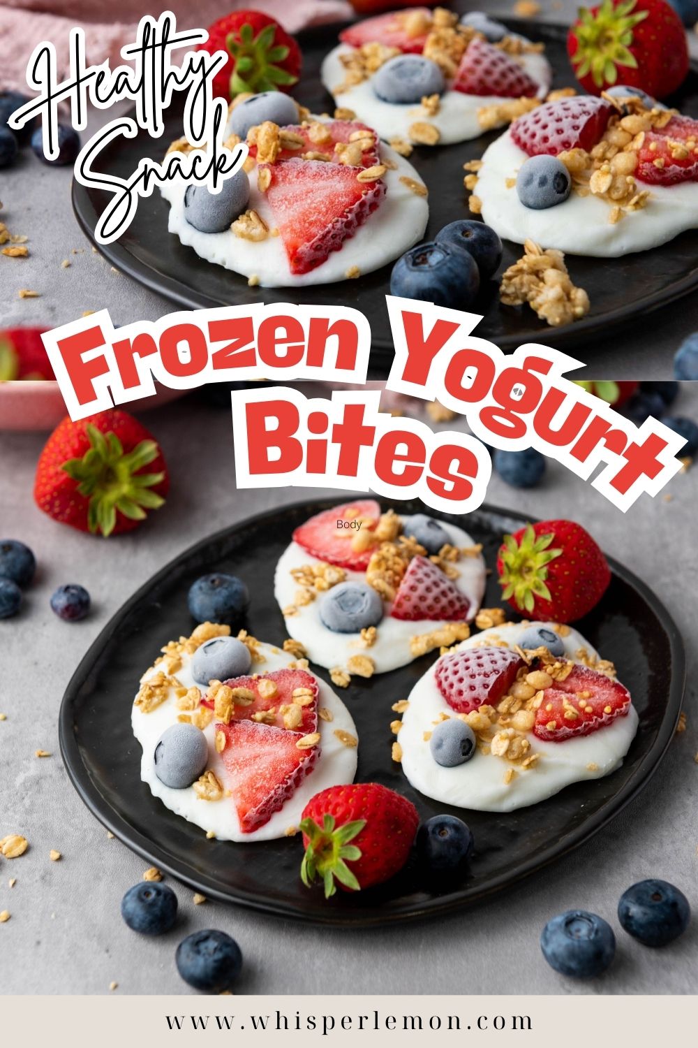 Cool & Creamy Frozen Yogurt Bites - Whisper Lemon