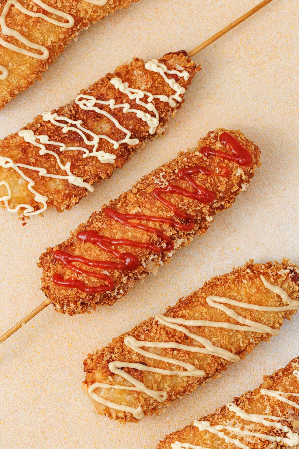 Korean Corn Dogs - Whisper Lemon