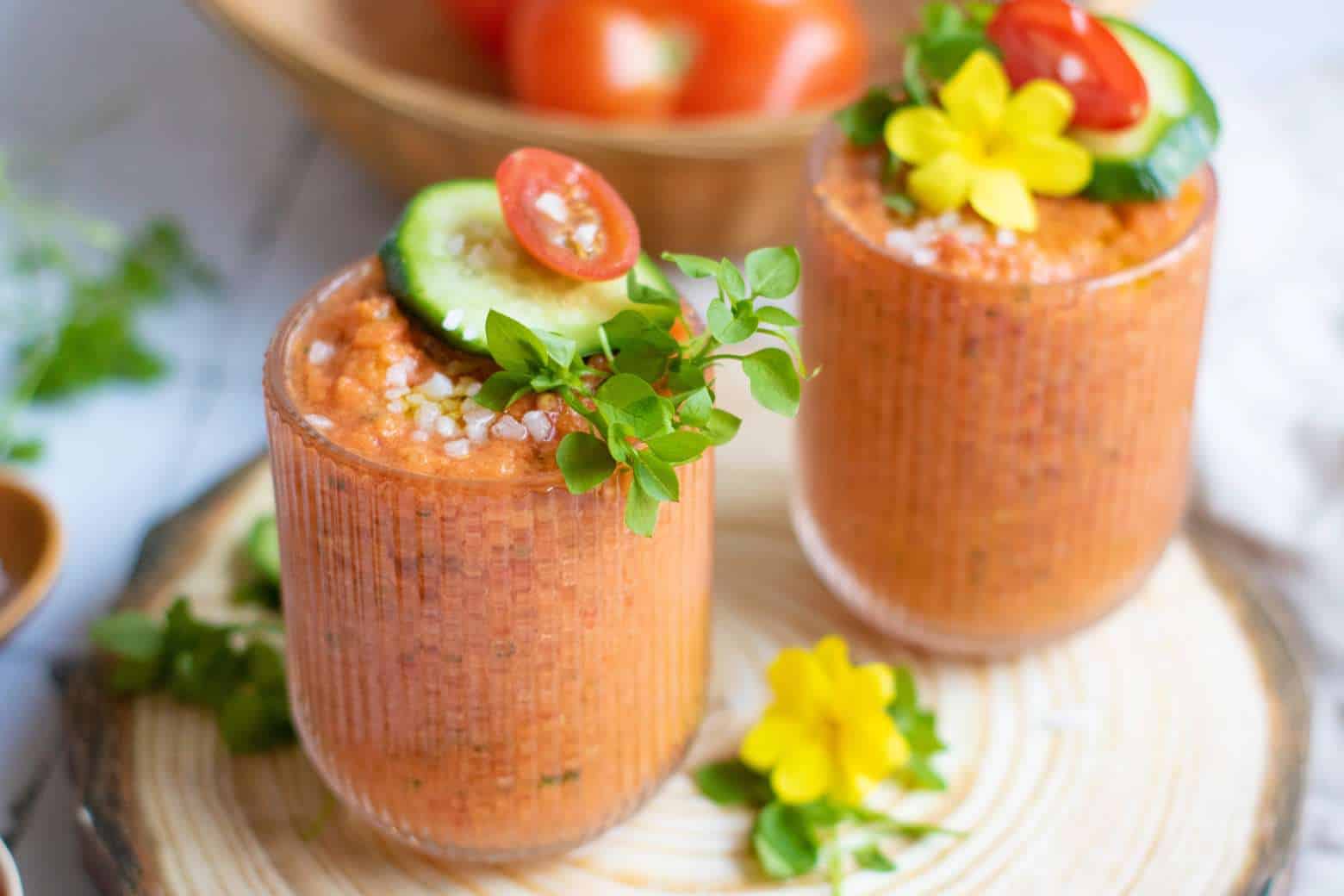 Gazpacho Shots - Whisper Lemon
