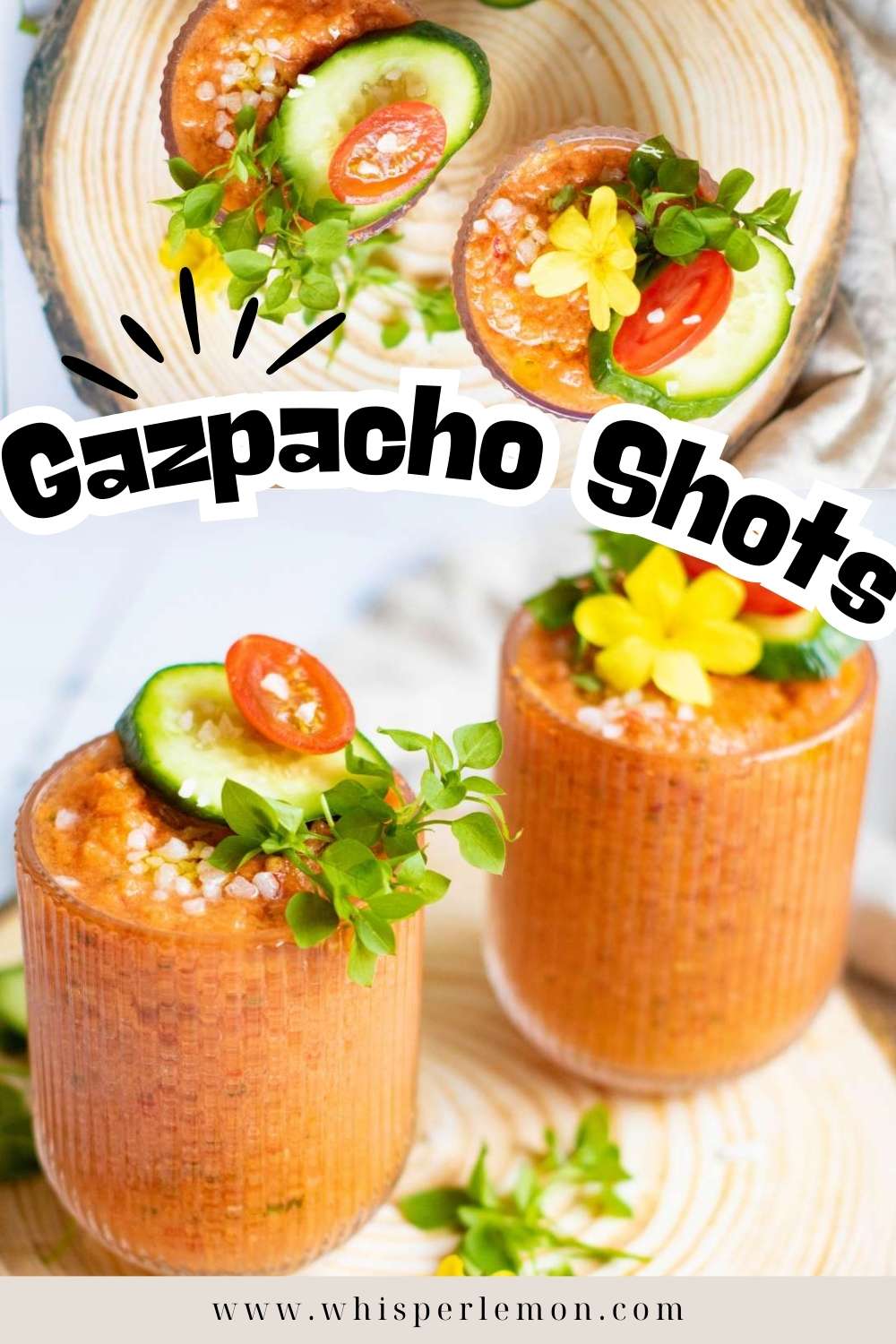 Gazpacho Shots - Whisper Lemon