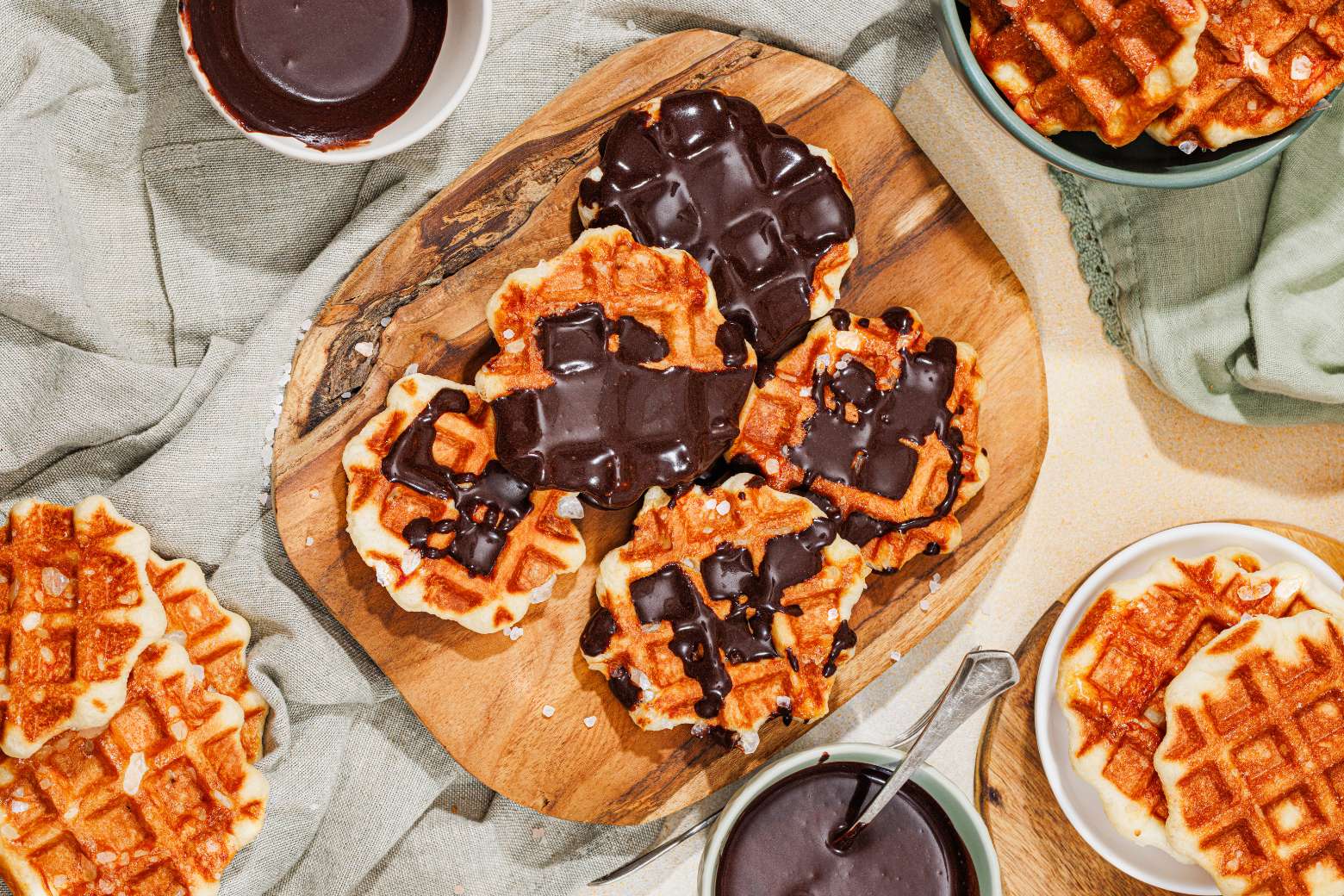 The Best Waffle Recipe without Milk - No Dairy - Whisper Lemon